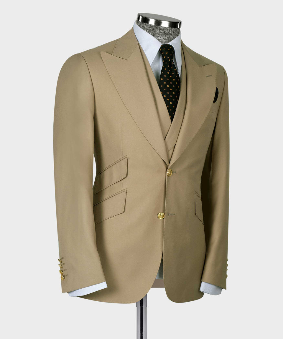 Big Size Suit with Classic Vest – Dio Babylonian