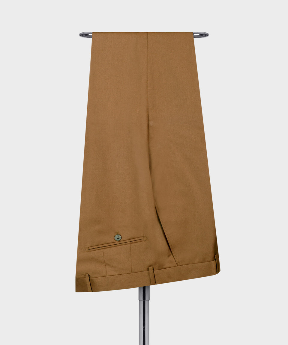 Gold Six Button Dark Camel Double Breasted Suit – Dio Babylonian